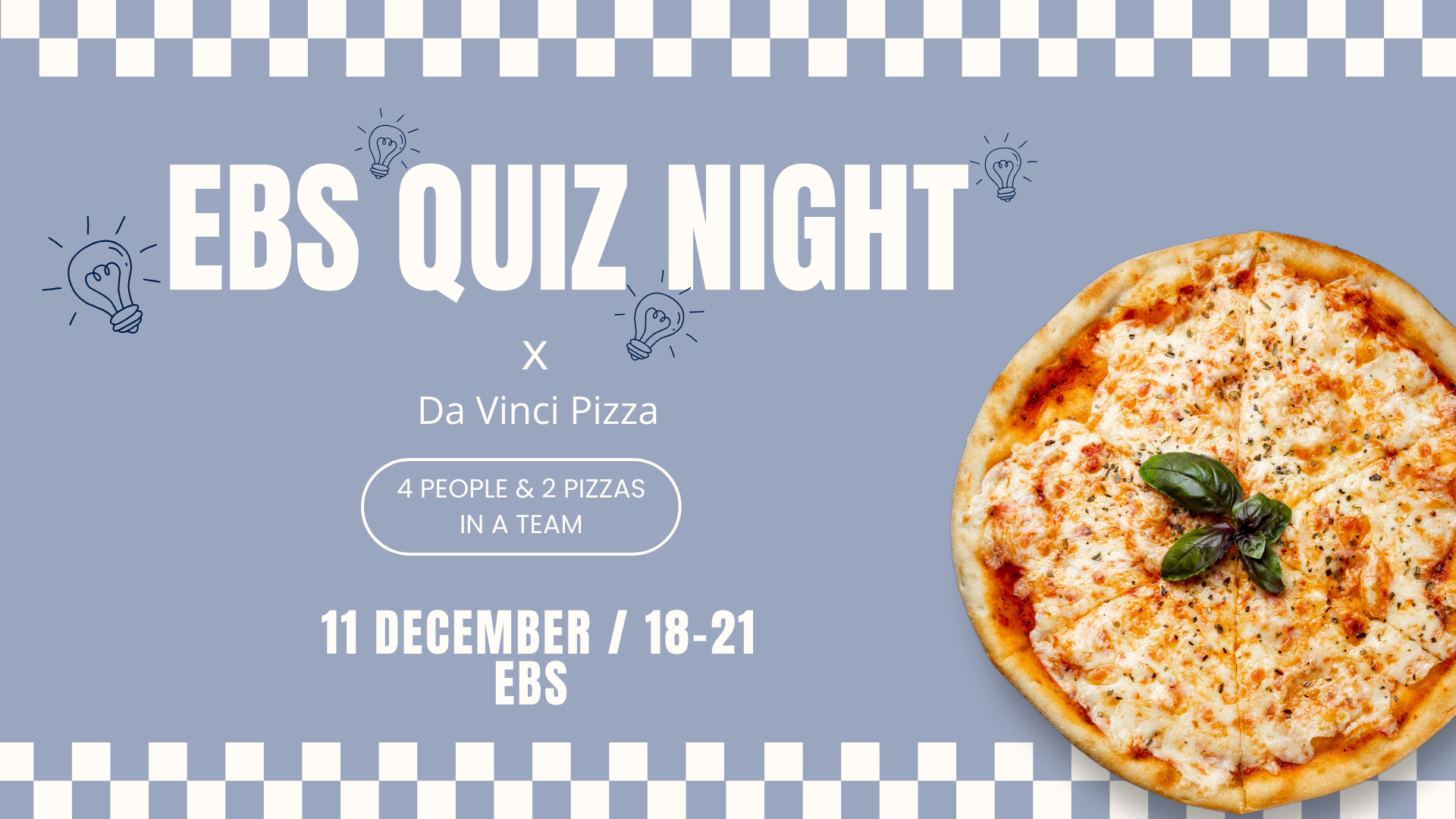 EBS QUIZ NIGHT x Da Vinci - Tickets | Fienta