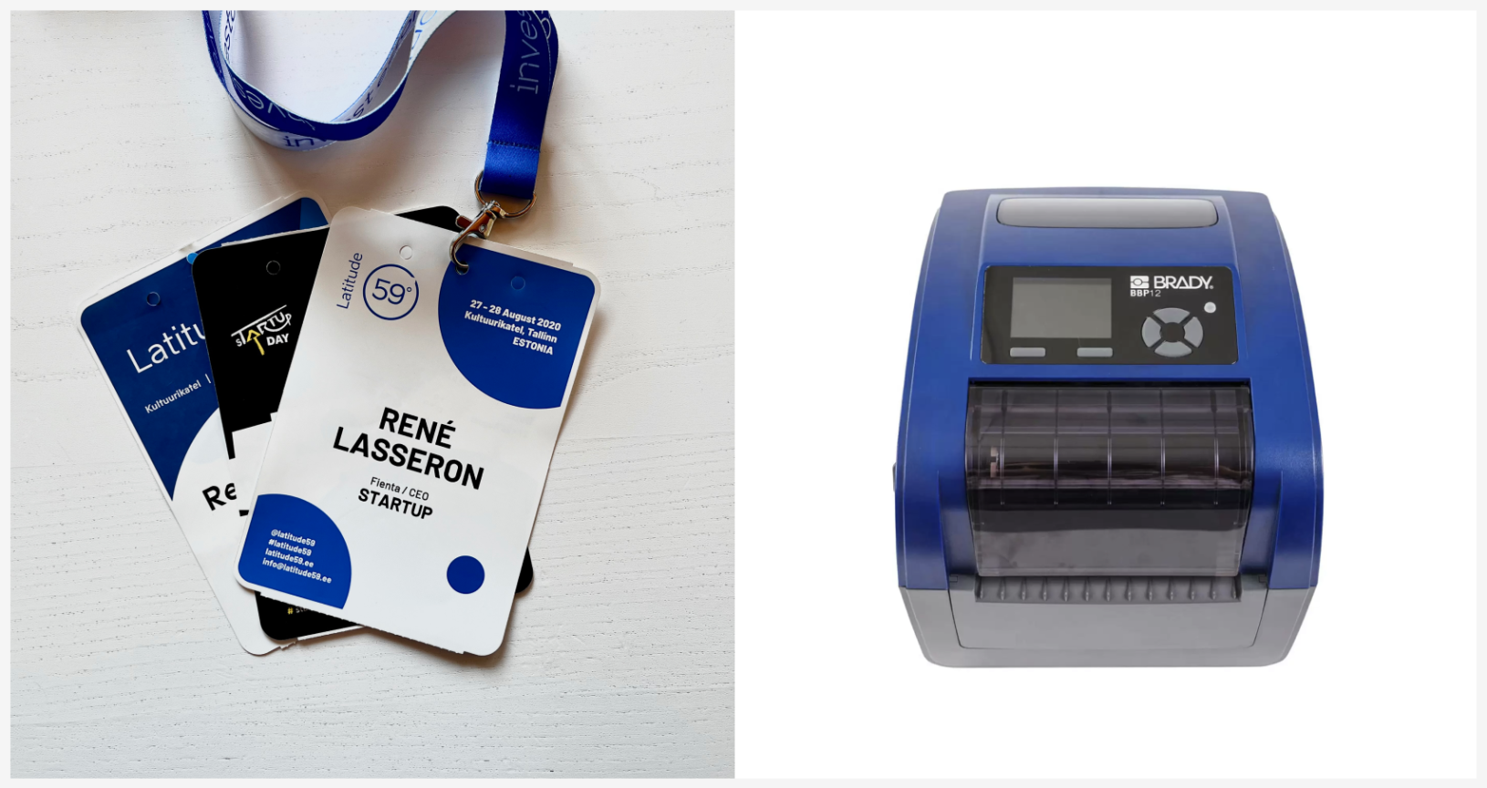 Printing name tags | Fienta