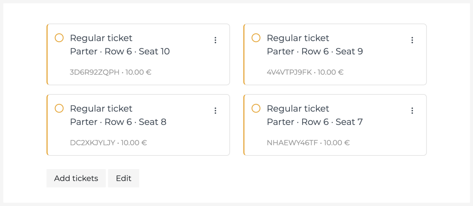 Ticket reservation | Fienta