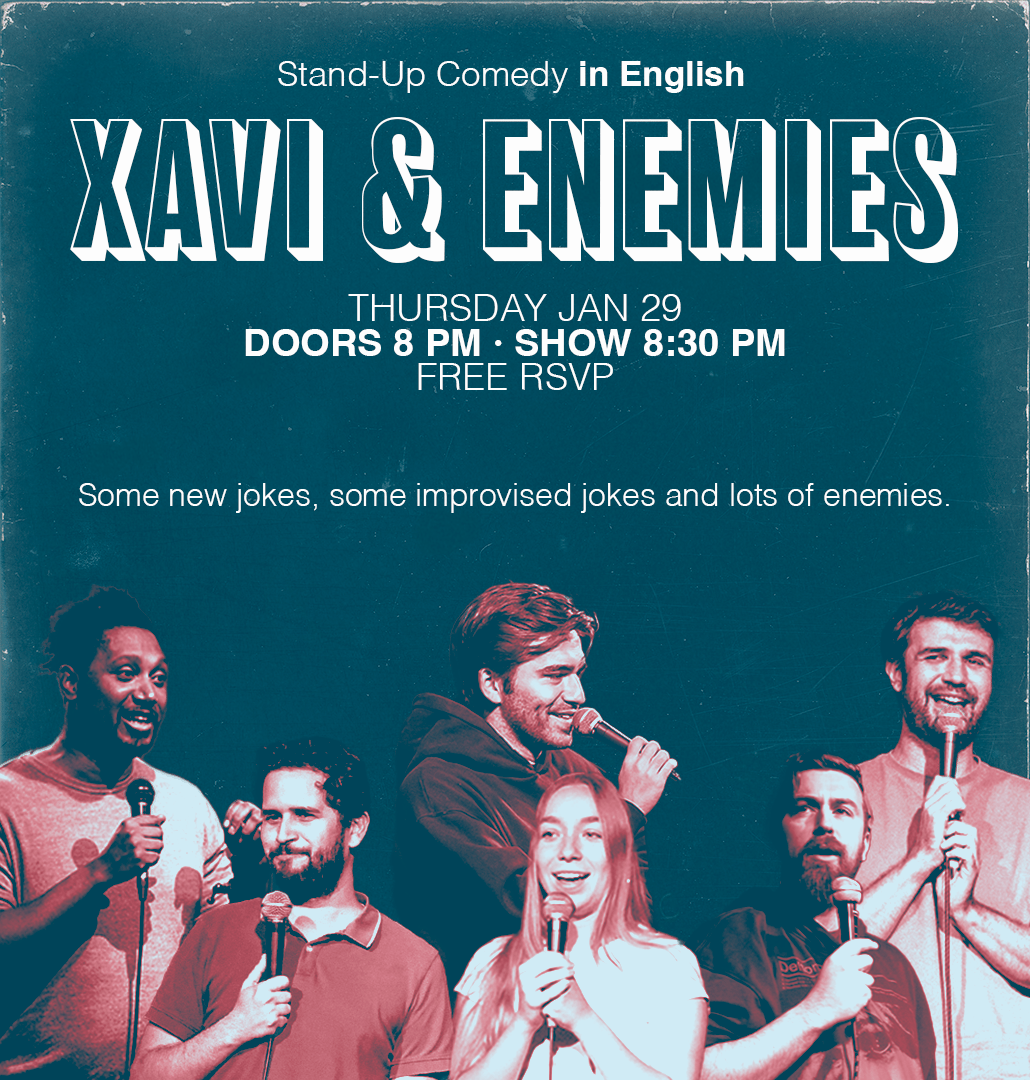 Xavi & Enemies : Stand-up Comedy in English - Tickets | Fienta