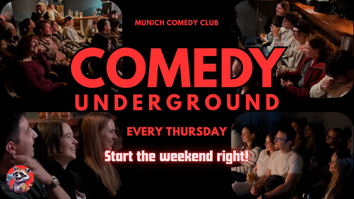 Comedy Underground - English Standup Comedy Showcase in Munich ...