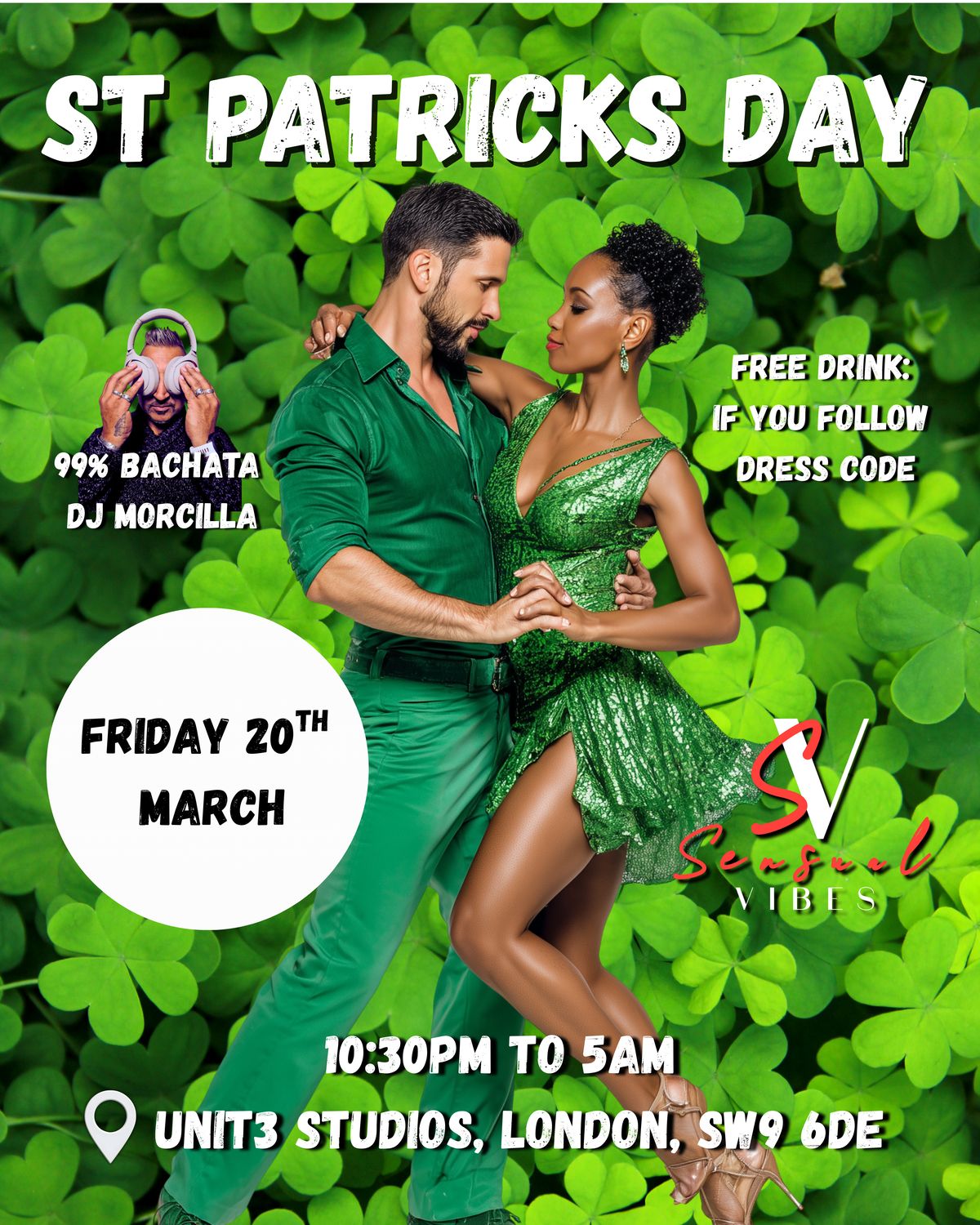 Sensual Vibes - St Patricks Day Party - Tickets | Fienta
