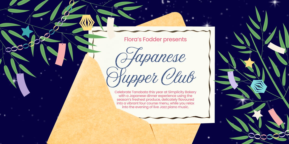 Japanese Supper Club @ Simplicity Bakery - Tickets | Fienta
