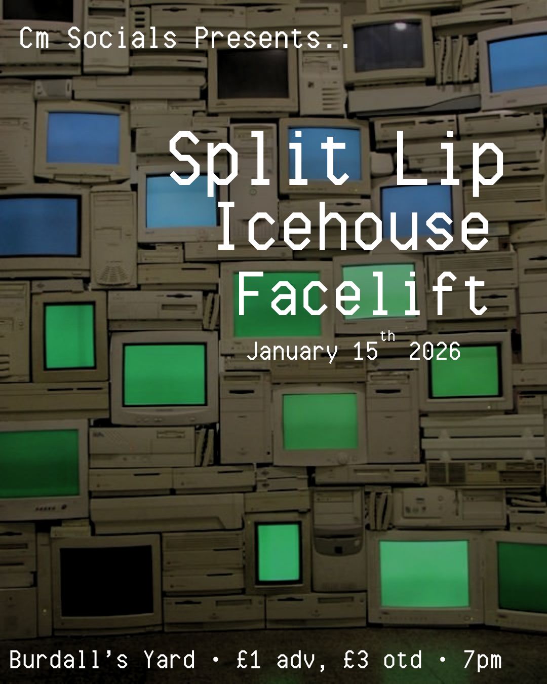 Split Lip, Icehouse and Facelift- 15/01/26 - Tickets | Fienta